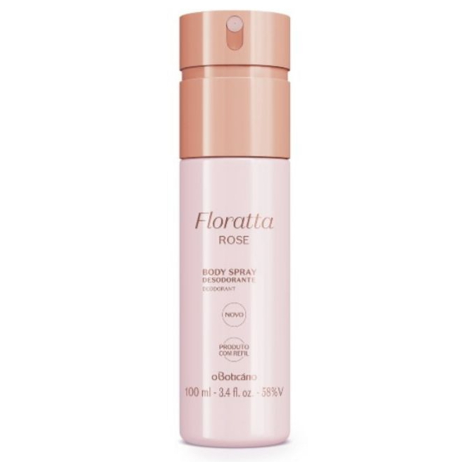 BODY SPLAY FLORATTA ROSE 100ml BOTICARIO | Shopee Brasil