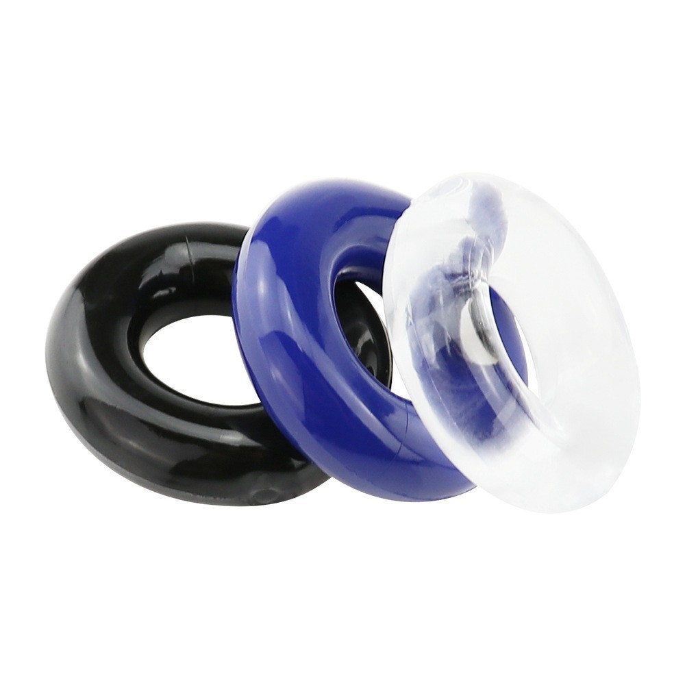Kit Conjunto Anel Peniano Com 3 Unidades Multicoloridos Anel Retardador ...