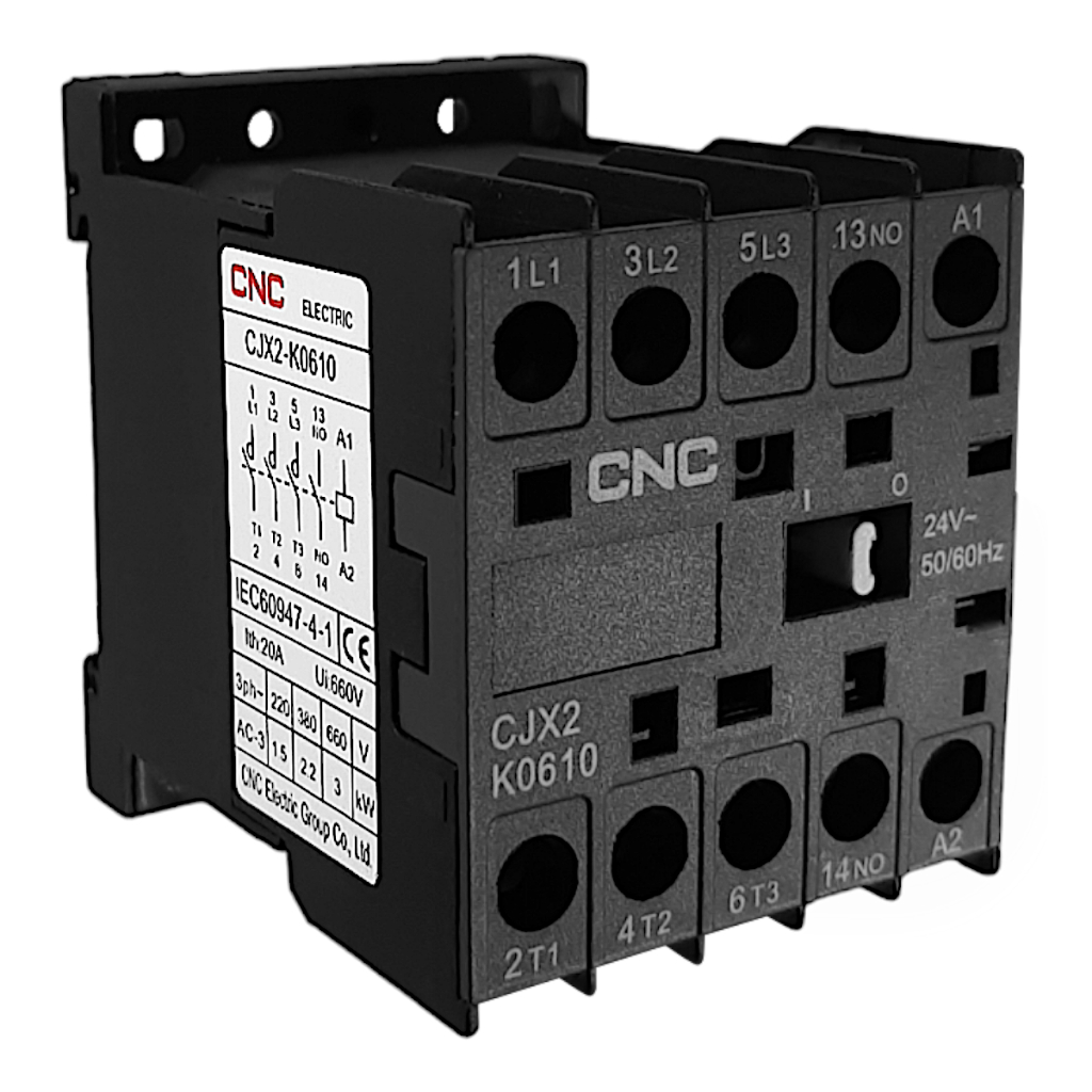 Mini Contator Modelo Cjx2-K 0610 24V | Shopee Brasil