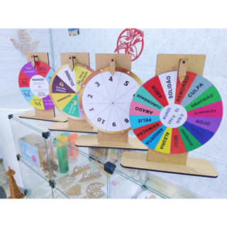 Jogo Roleta Personalizada para Sorteios, Brincadeiras, Brindes e Ações ...