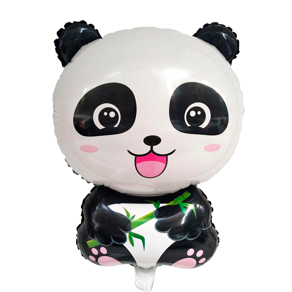 10 Mini Balão Panda Metalizado 26x36cm Floresta Festa Decoração C90526 ...