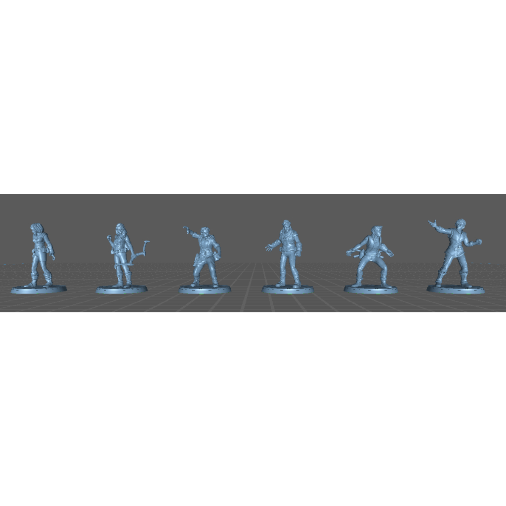 Kit 6 heróis específicos (miniaturas para RPG) | Shopee Brasil