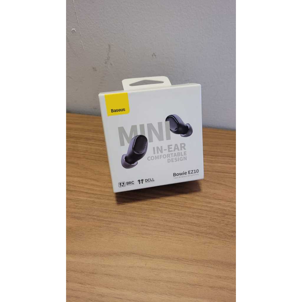 Fone Original Baseus Bluetooth Ez 10 Novo Lacrado | Shopee Brasil