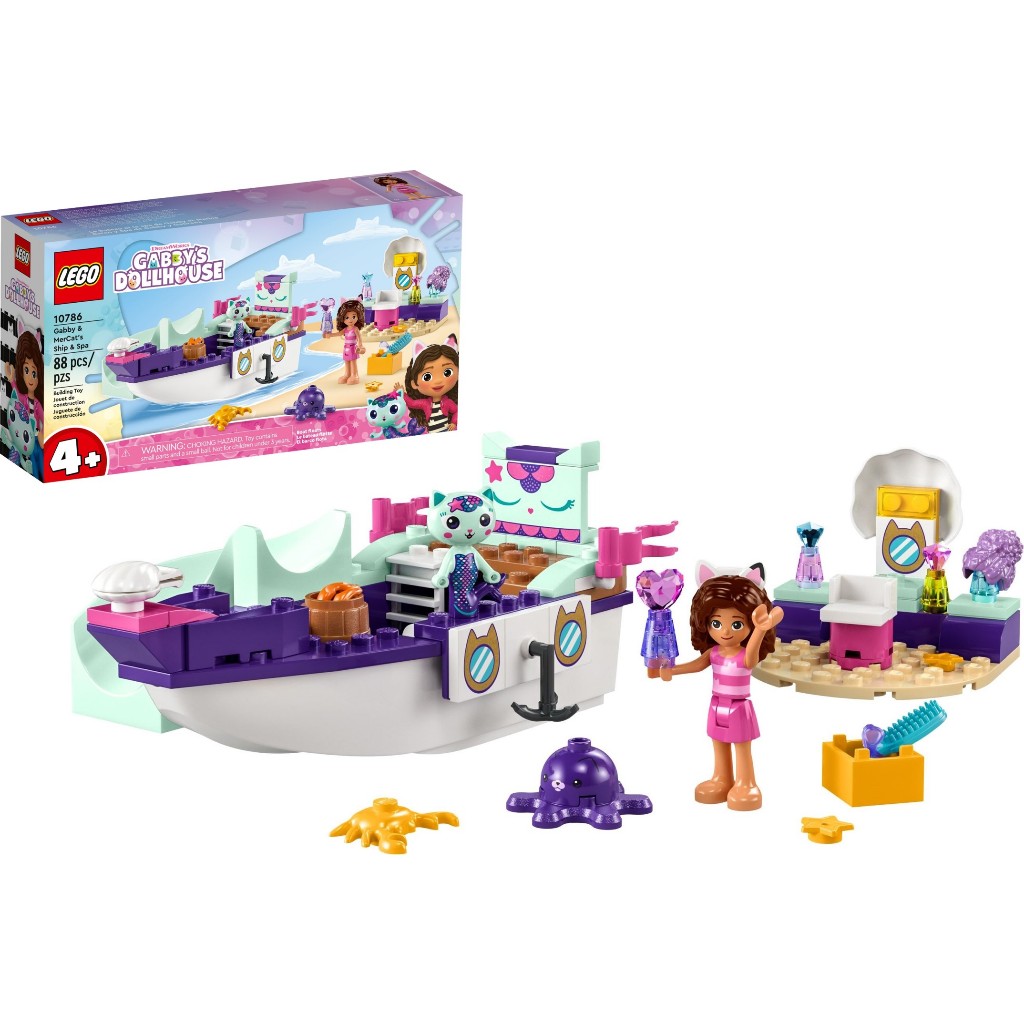 Lego 10786 - Navio E Spa Da Gabby E Sereiata - Lego Gabby Dollhouse ...