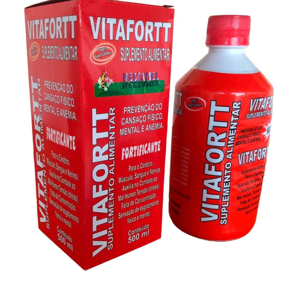 vitafort 500ml suplemento alimentar para cansaço físico | Shopee Brasil