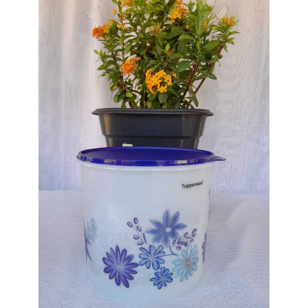 Tupperware PRINTABLE CANISTER DECORADA TUPPER AQUARELA AZUL 6,5L / 2,4L ...