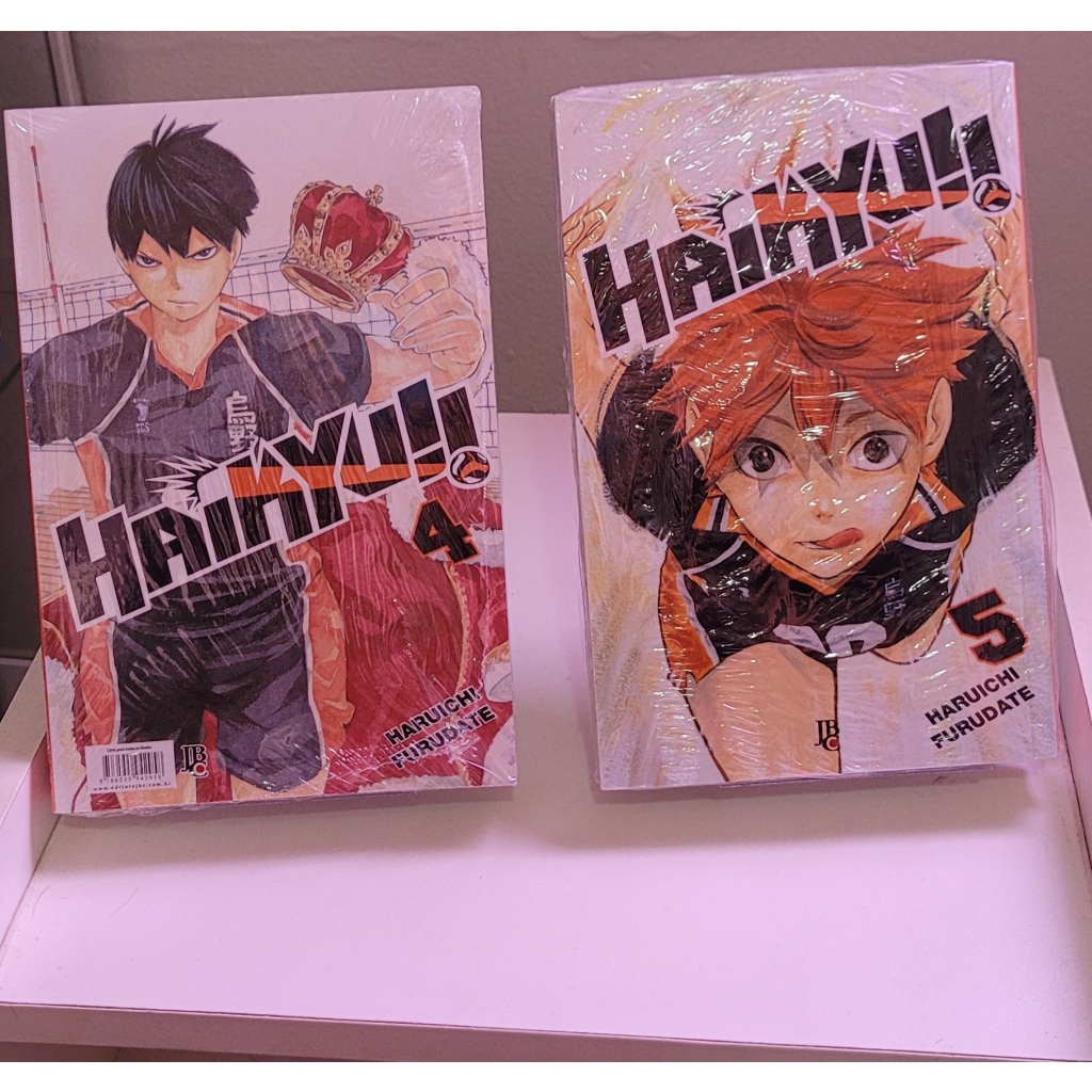Mangá Haikyuu vol 4 e 5 lacrados | Shopee Brasil