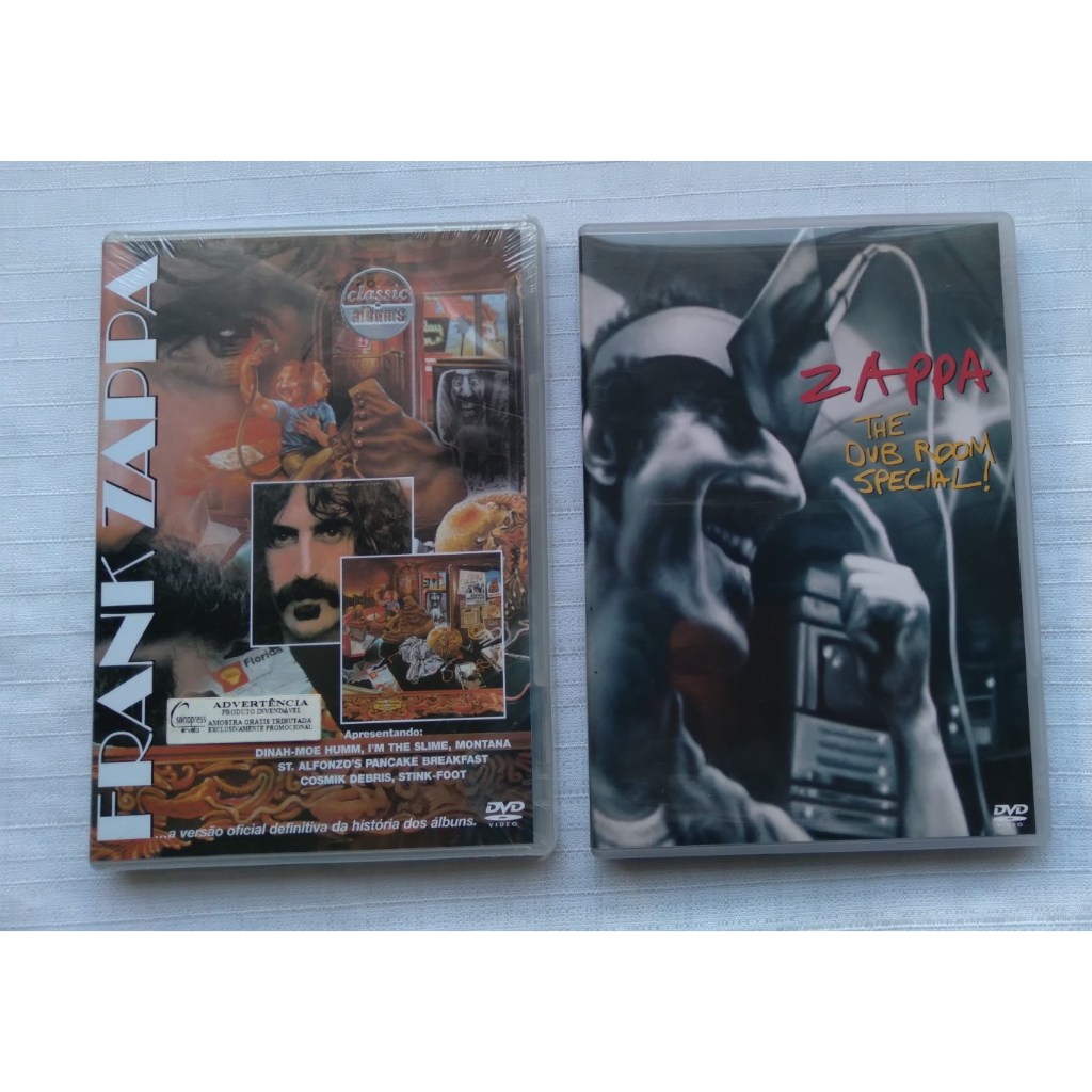 Dvd Frank Zappa - 2 dvds (original) | Shopee Brasil