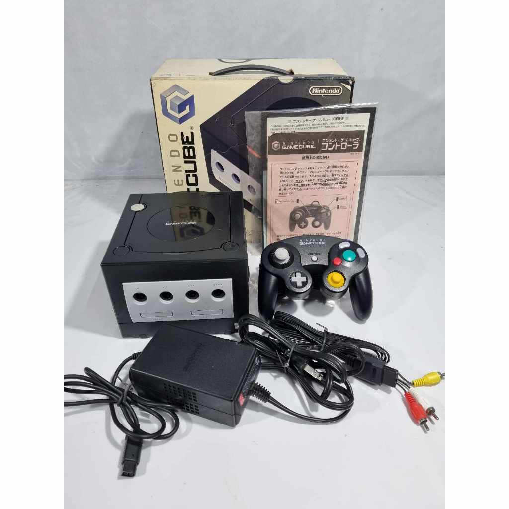 CONSOLE GAMECUBE JET BLACK JAPONES | Shopee Brasil