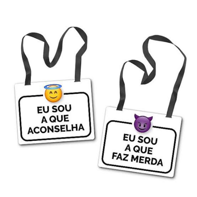 Kit 2 Placas Fantasia De Carnaval Amigas Shopee Brasil