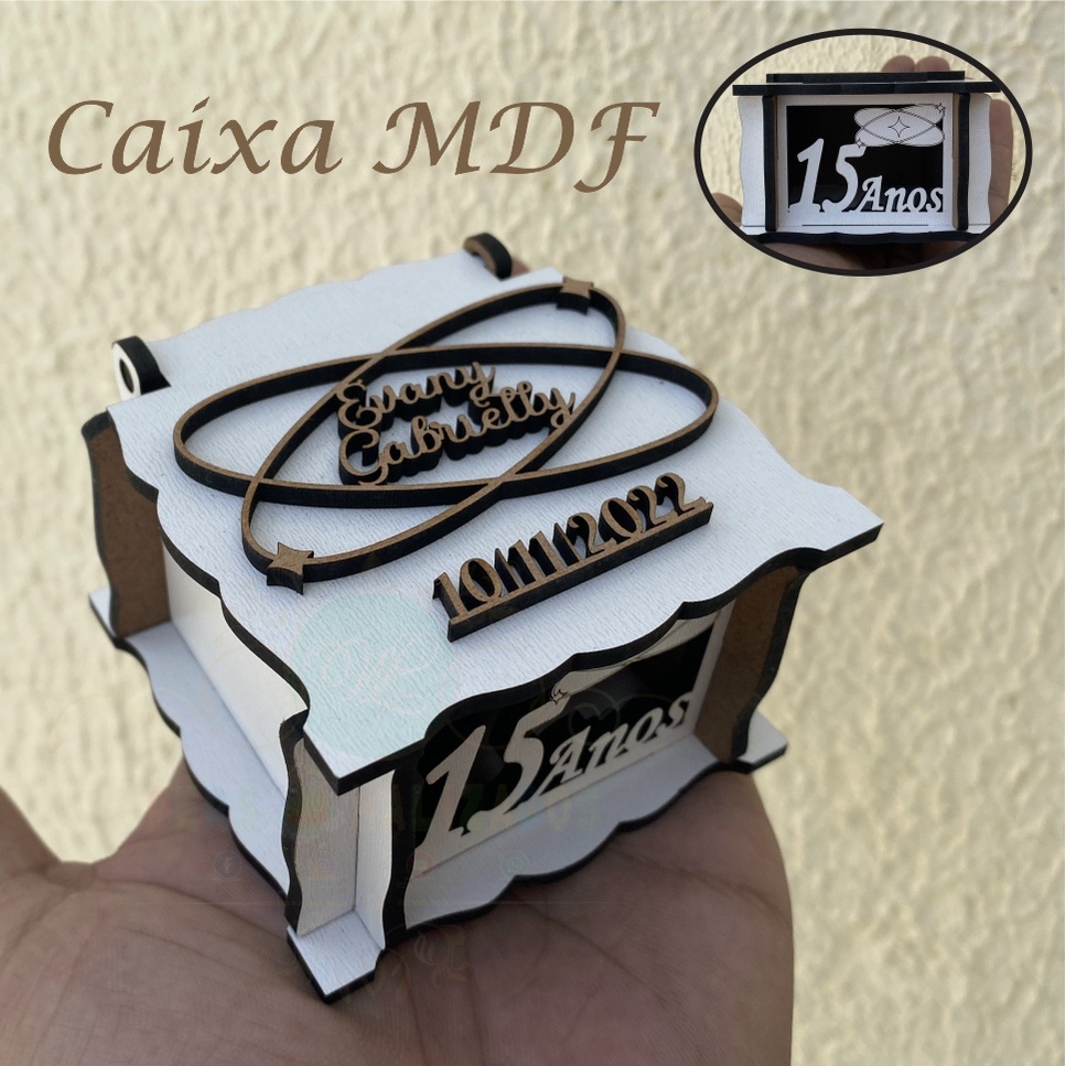 100 unds kit - Caixa MDF 15 Anos - Lembrancinha,Debutante,Aniversário ...