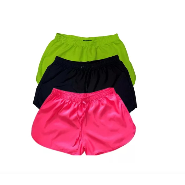 Short Tactel Feminino Leve e Soltinho Shortinho Para Academia Moda ...