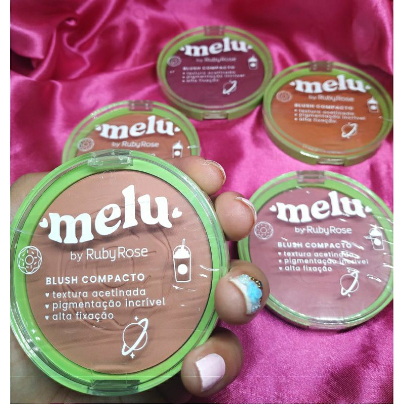 Blush Compacto Melu - Ruby Rose | Shopee Brasil