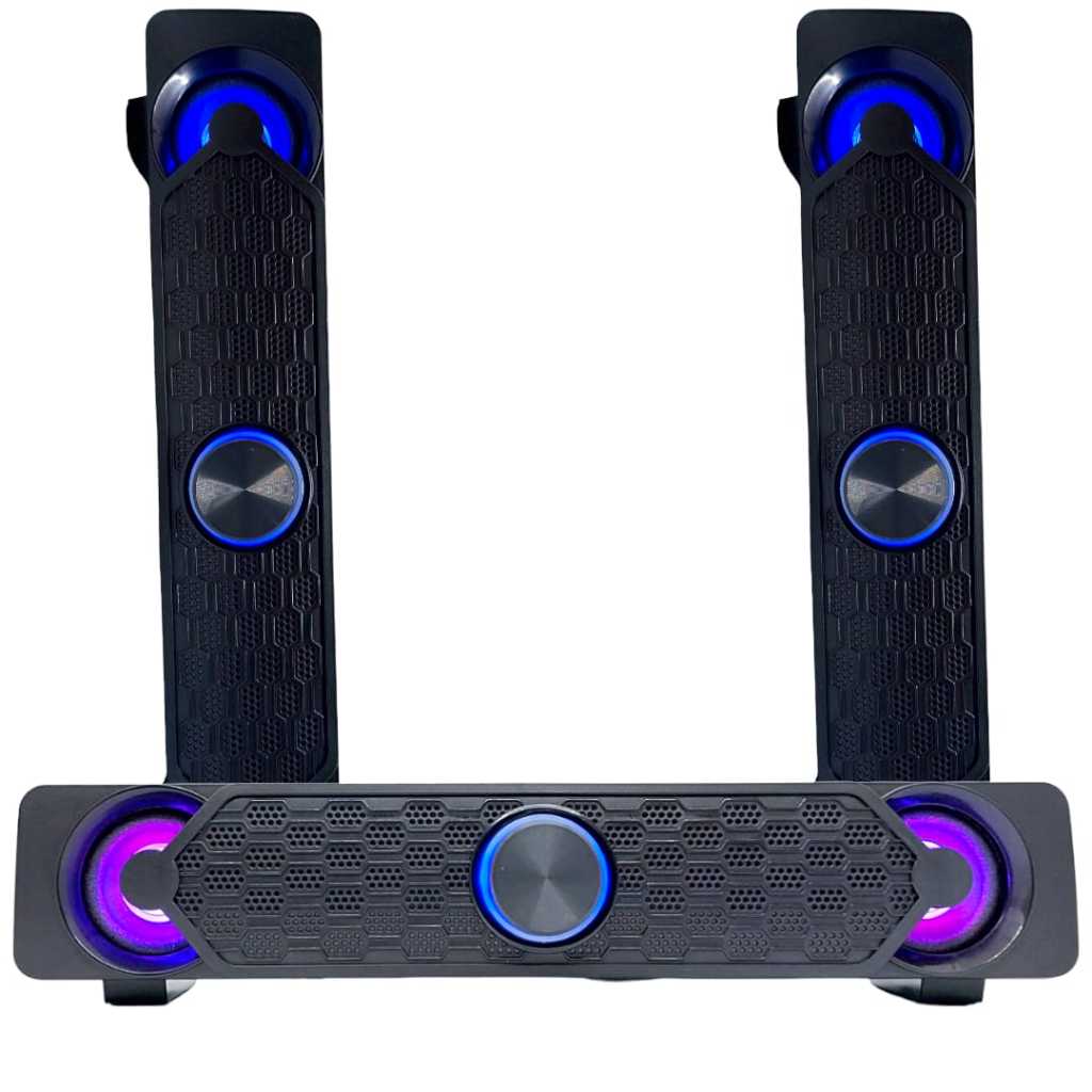 Caixa de som Sound Bar Gamer Pc Computador Tv GT-U250 Goldenultra ...