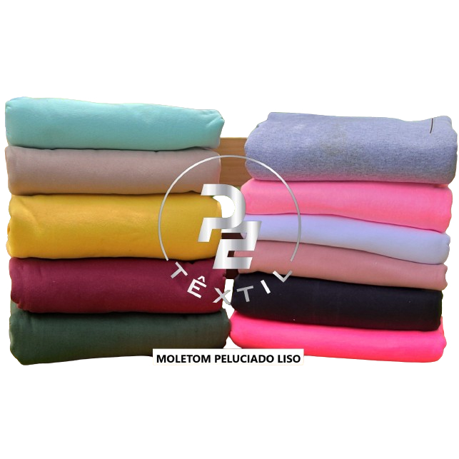 Kit 5 Kg Retalhos moletom peluciado liso/ Felpado/ Flanelado - 5,0 Kg ...