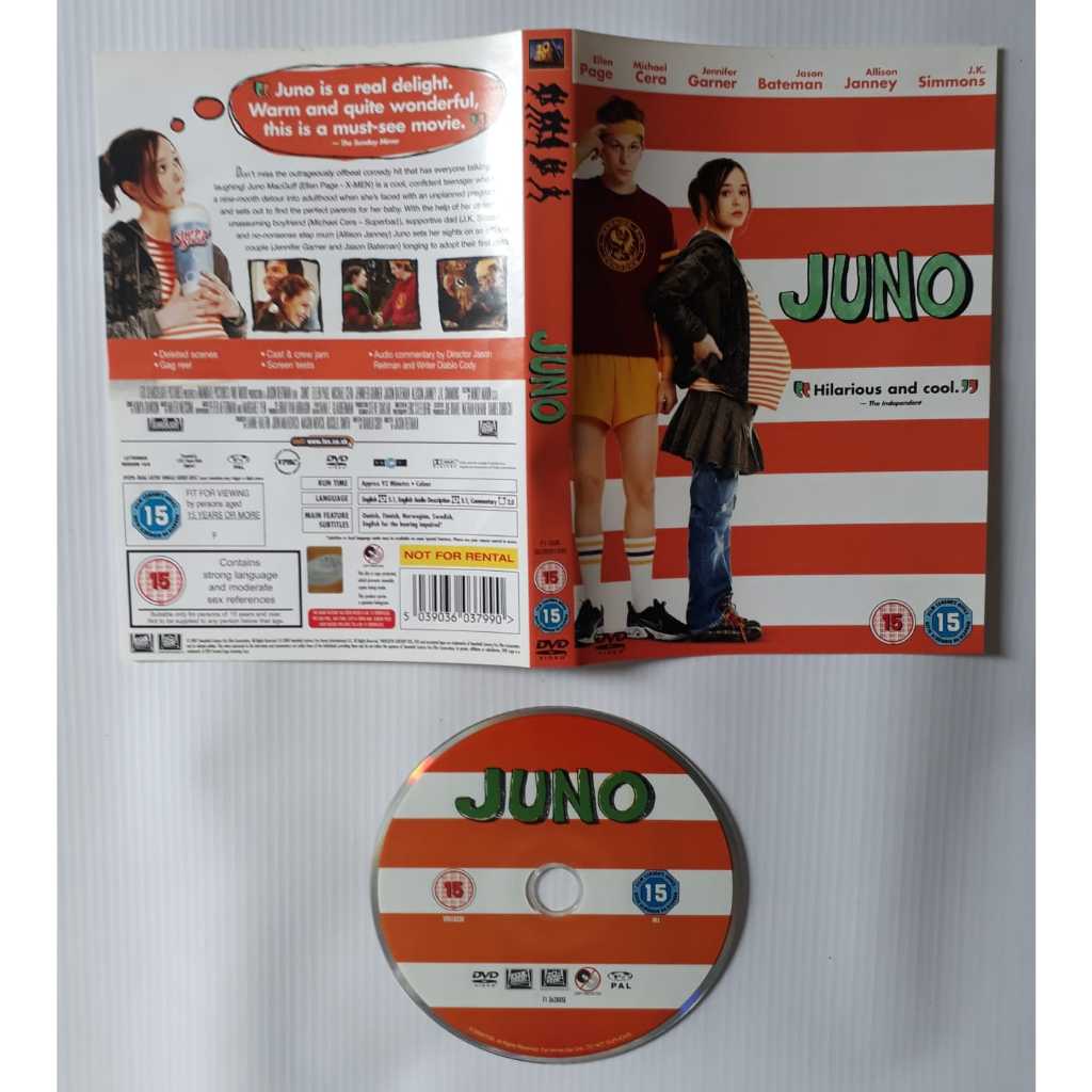 Dvd Juno - Ellen Page - Importado Região 2 - Original Usado | Shopee Brasil