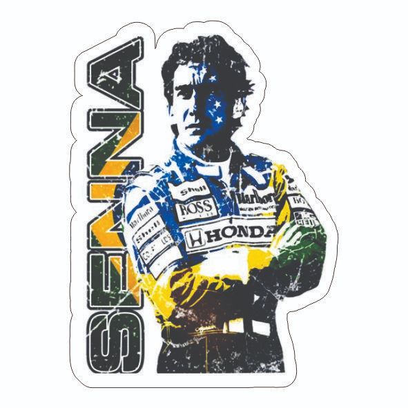 Adesivo Ayrton Senna Stickers Voiture AYRTON SENNA SIGN FIRMA VINILO ...