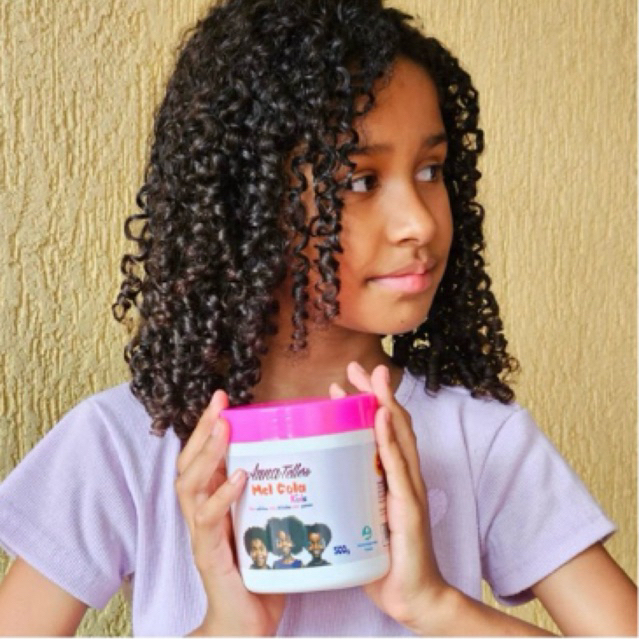 Mel Cola Kids Anna Telles 500g Cachos Definidos Sem Química (Tampa Rosa ...