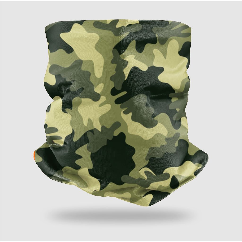 Bandana Balaclava Unissex Camuflado Verde, Digital Ciclismo Corrida ...