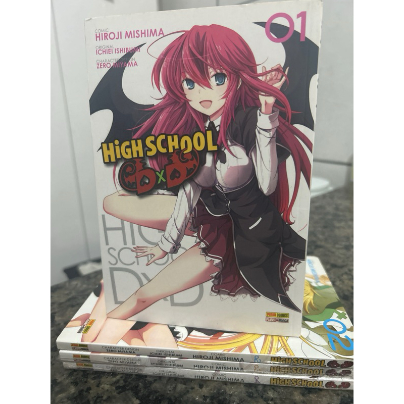 Mangá High School DxD com 4 volumes | Shopee Brasil