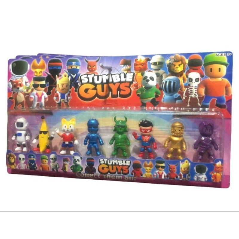 Kit 8 Bonecos Stumble Guys Envio Imediato | Shopee Brasil