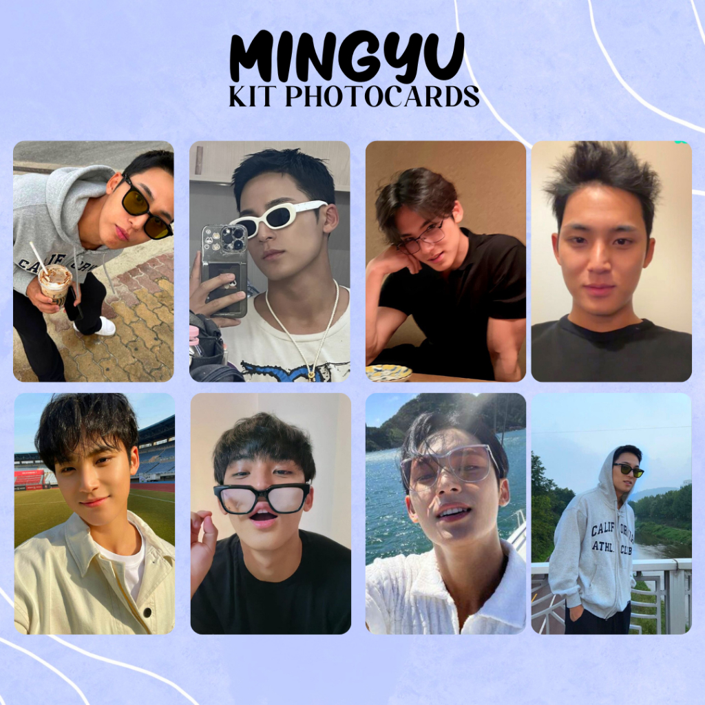 Photocards Mingyu FANMADE | Shopee Brasil