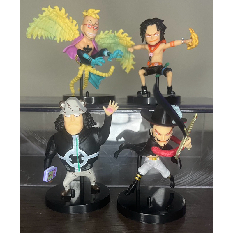 Figures One Piece - (Marco / Ace / Kuma /Mihawk) | Shopee Brasil