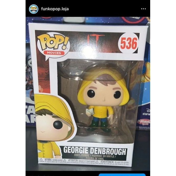 Funko Pop Georgie Denbrough It A Coisa 536 Original | Shopee Brasil