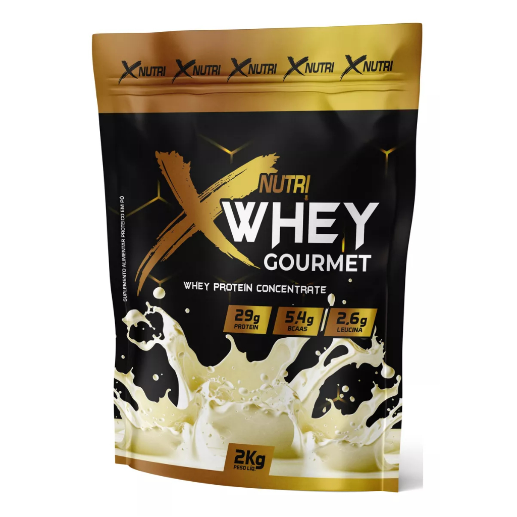 Whey Protein Gourmet 2kg Refil 29g Proteína Por Dose (Matéria Prima ...