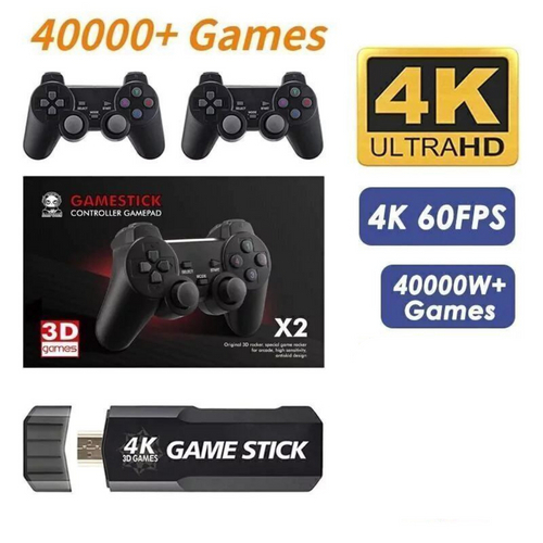 Vídeo Game Stick g10 4k.3D 64gb Console simulador Retro Portátil 2 ...