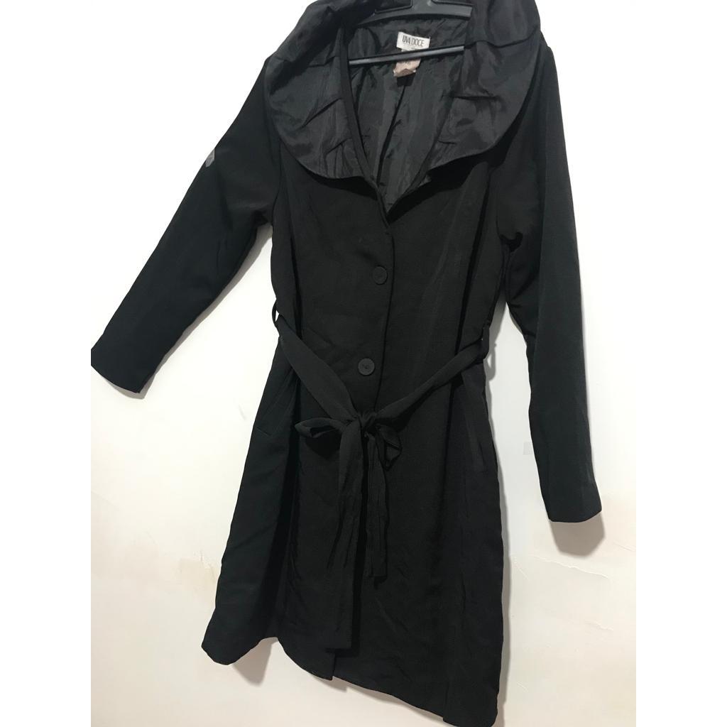 Sobretudo social comprido elegante tam G/Desapego | Shopee Brasil