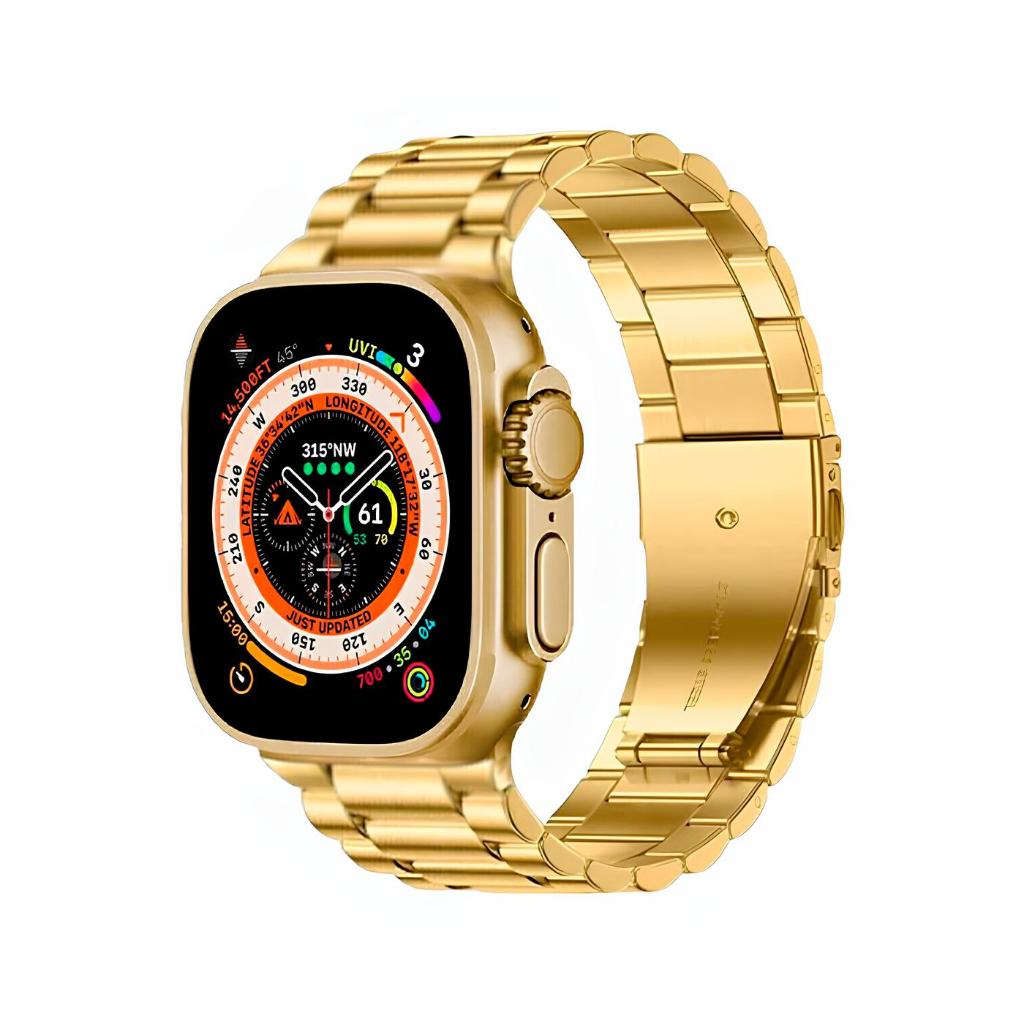 Relógio M9 Ultra Mini Gold 2024 Novo Inteligente Watch 9 Ultra Dourado ...