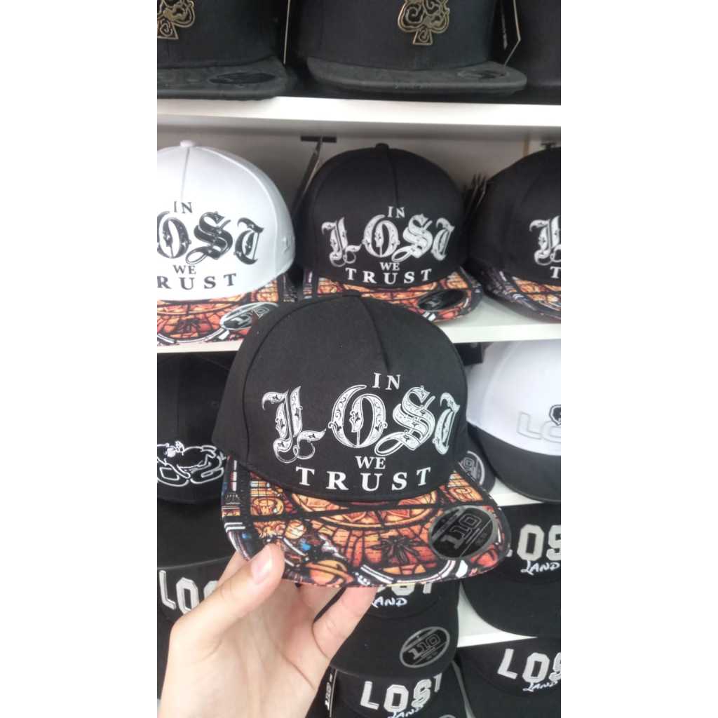 Boné Strapback Lost California Sheeps Novo Modelo Premium Aba Reta ...