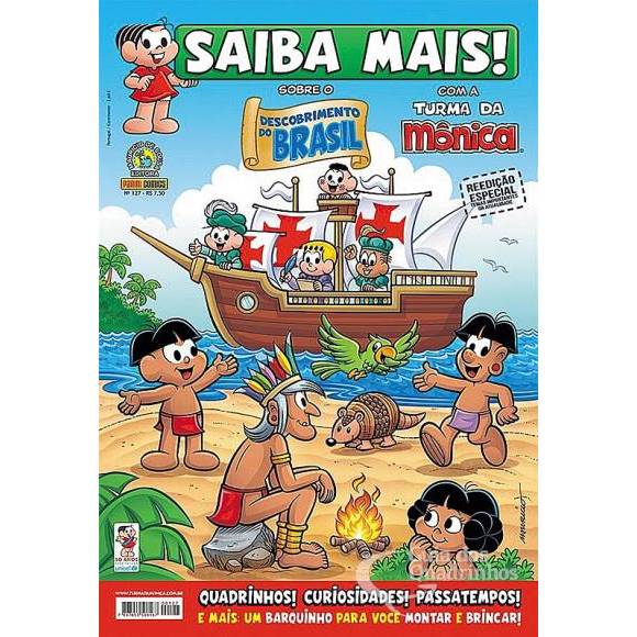 Saiba mais ! sobre o Descobrimento do Brasil com a Turma da Mônica n ...