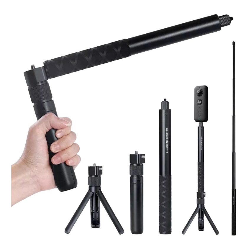 Kit Bullet time bundle Insta 360 tripé + invisible selfie stick 114cm ...