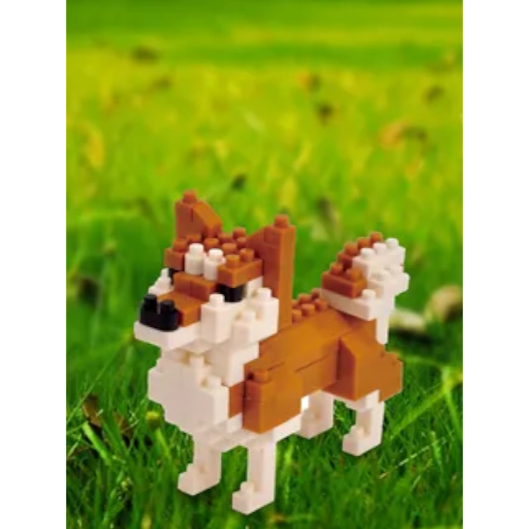 CACHORRO SHIBA INU - MICRO BLOCO - SIMILAR - PETIT BLOCK - MINI "LEGO ...