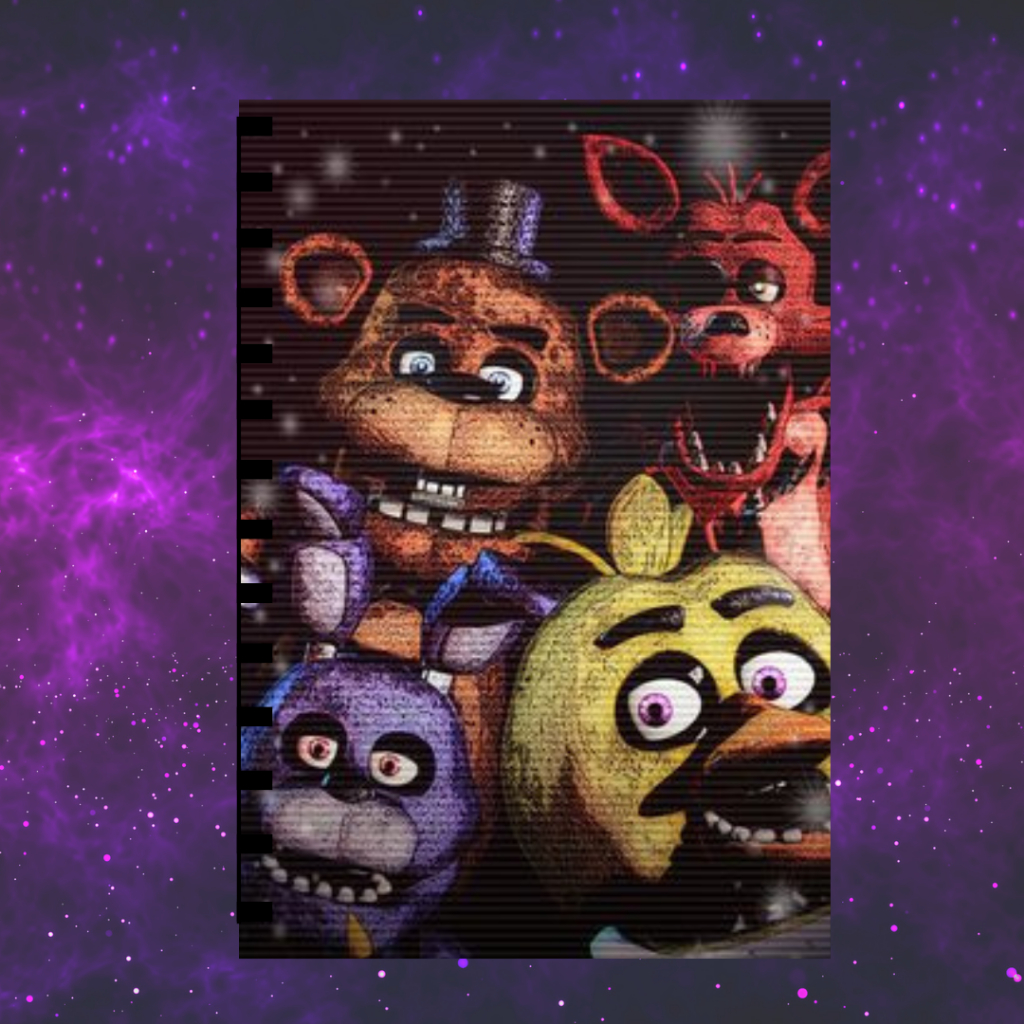 Caderno Universitário - FNAF Five Nights at Freddys capa plástica ...