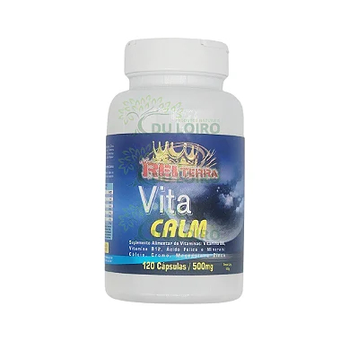 Vita Calm 120Caps 500mg - Rei Terra | Shopee Brasil