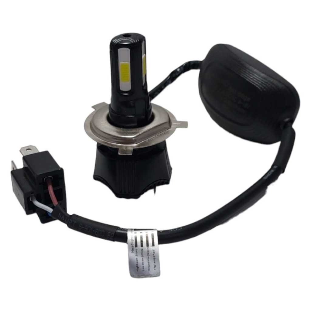 Lampada Farol Led H4 Titan 125 150 Bros Bi- Xenon 4 Leds 6500k | Shopee ...