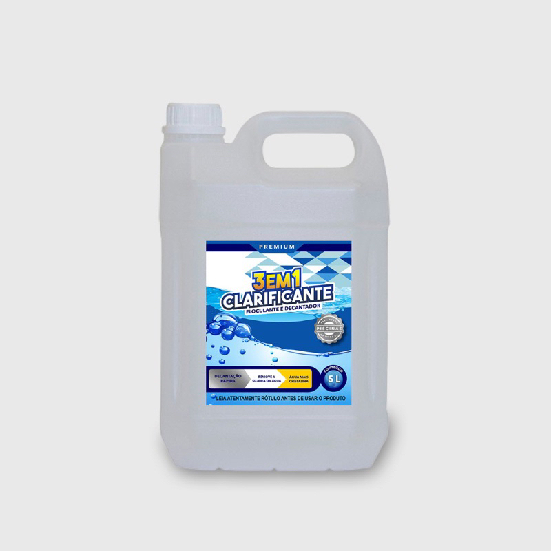 Clarificante Piscinas 3x1 Ultra Agua Cristalina Com Facilidade 5 Litros ...
