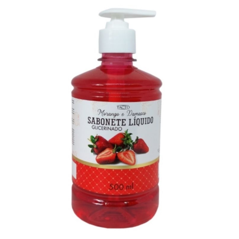 sabonete líquido morango/glicerinado | Shopee Brasil