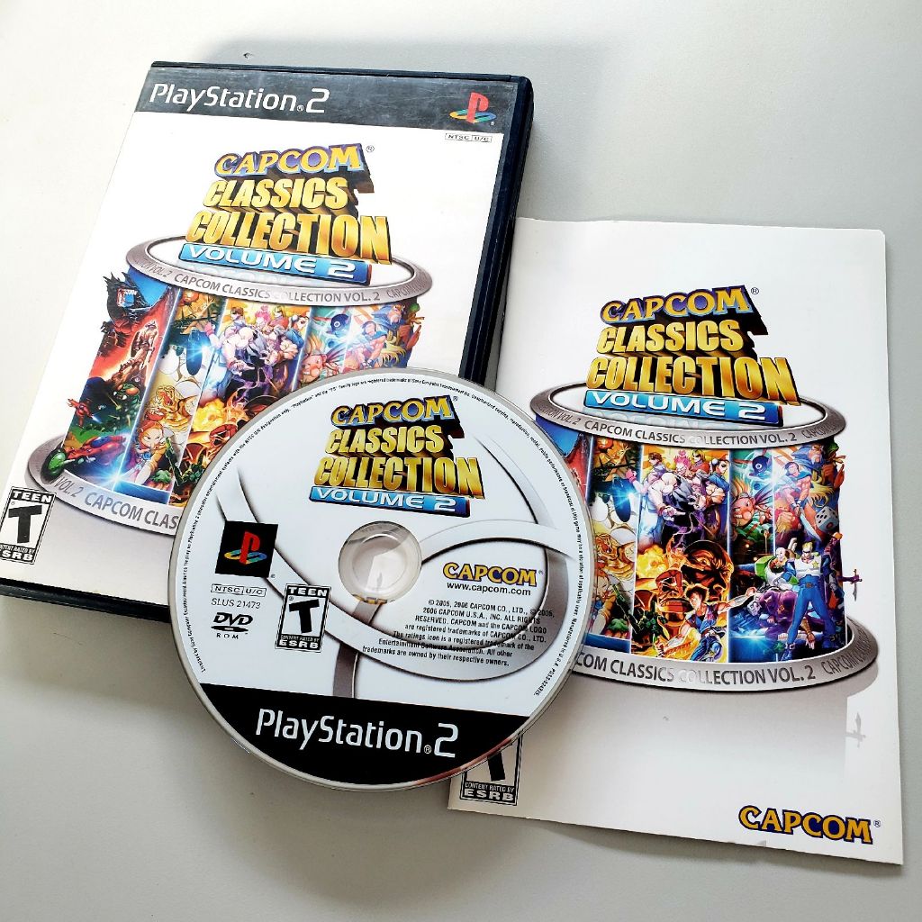 Capcom Classics Collection Vol. 2 Original PS2 | Shopee Brasil