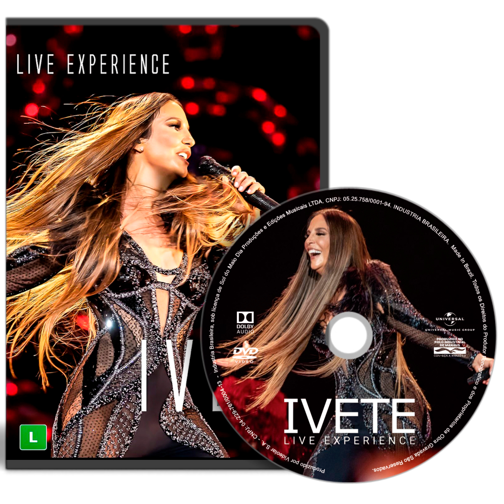 DVD - Ivete Sangalo Live Experience | Shopee Brasil