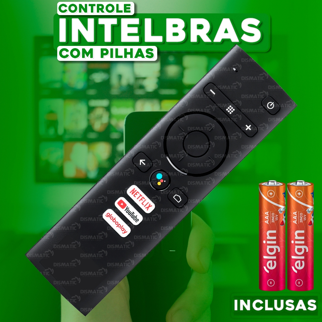 Controle Intelbras IZY Receptor Smart TV Box Play Android com Netflix ...
