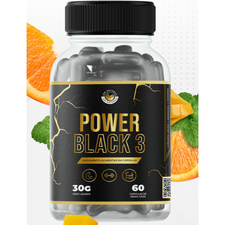 Power Black 3 Suplemento Alimentar | Shopee Brasil