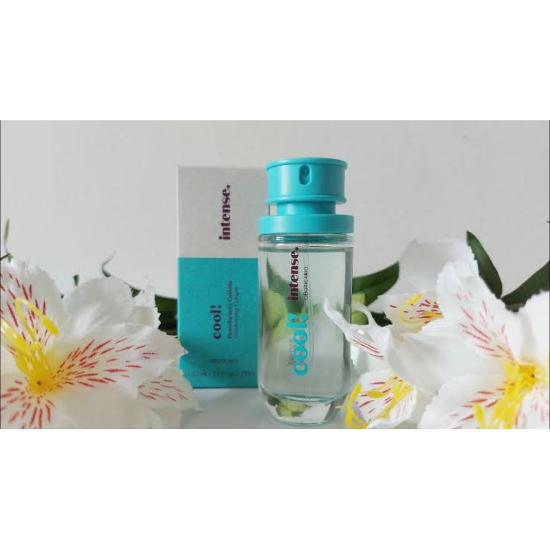 Intense cool desodorante colônia o Boticário 50ml | Shopee Brasil