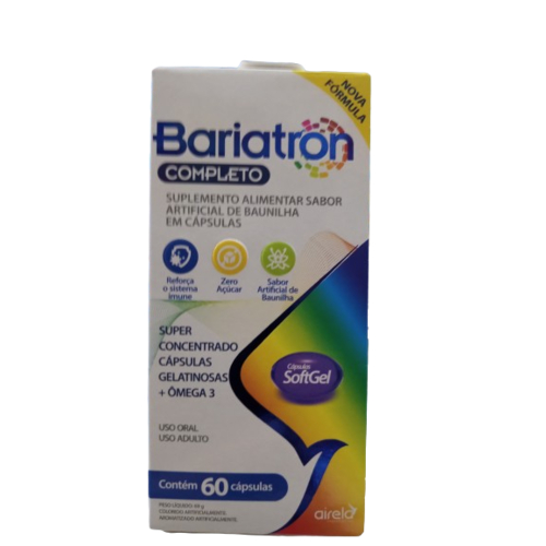 BARIATRON COMPLETO SUPLEMENTO BARIATRICO C/60 CÁPSULAS NOVA FÓRMULA ...