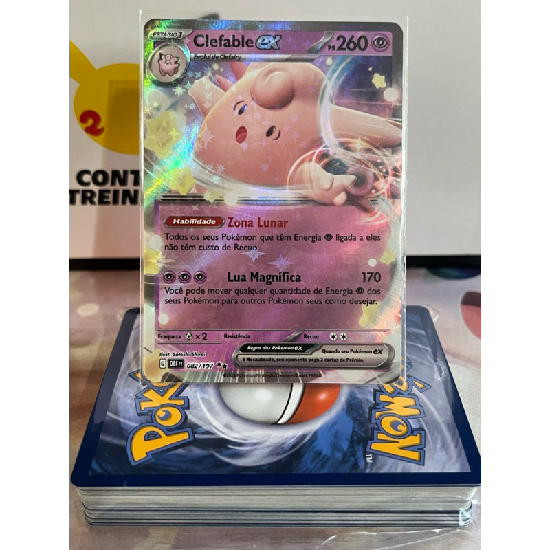 Deck Pokémon Psíquico c/ Clefable EX | Shopee Brasil