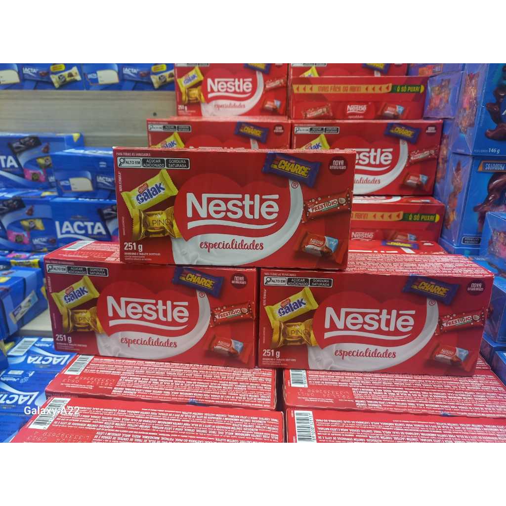 Kit 3 Caixas de Bombom Nestlé Especialidades 251g | Shopee Brasil