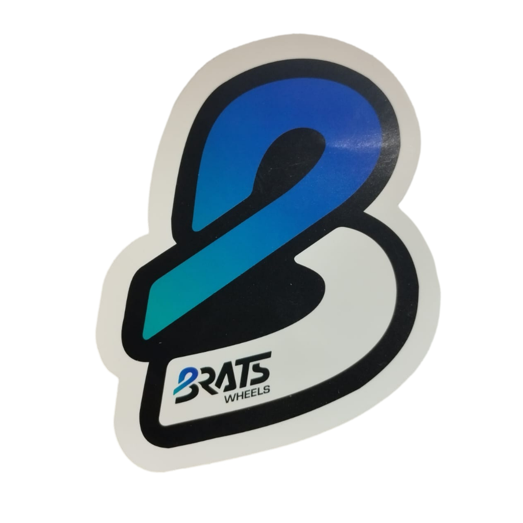 Adesivo Brats Wheels Skate Logo Skateboard 10 x 7,5cm | Shopee Brasil
